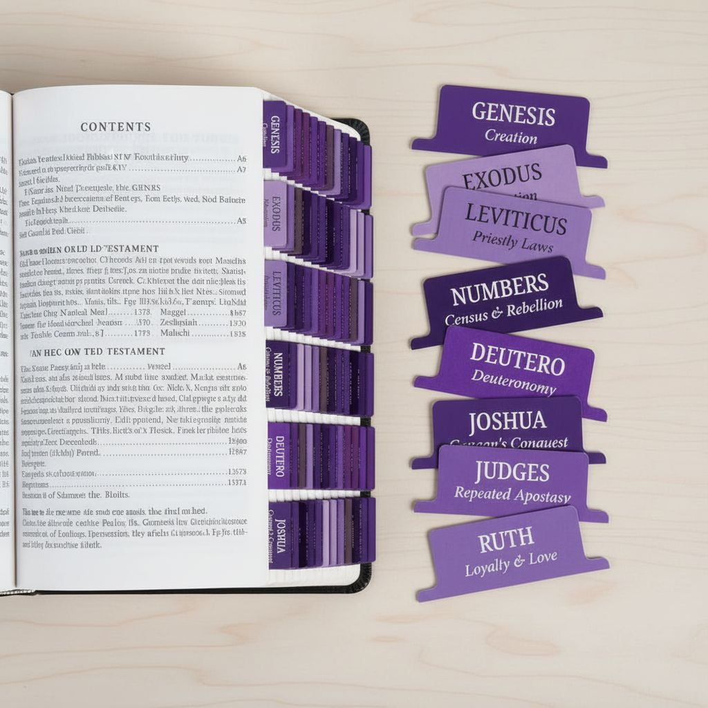 Bible Tabs Premium Tear Resistant Bible Tabs – Easy to Apply, Laminated ...