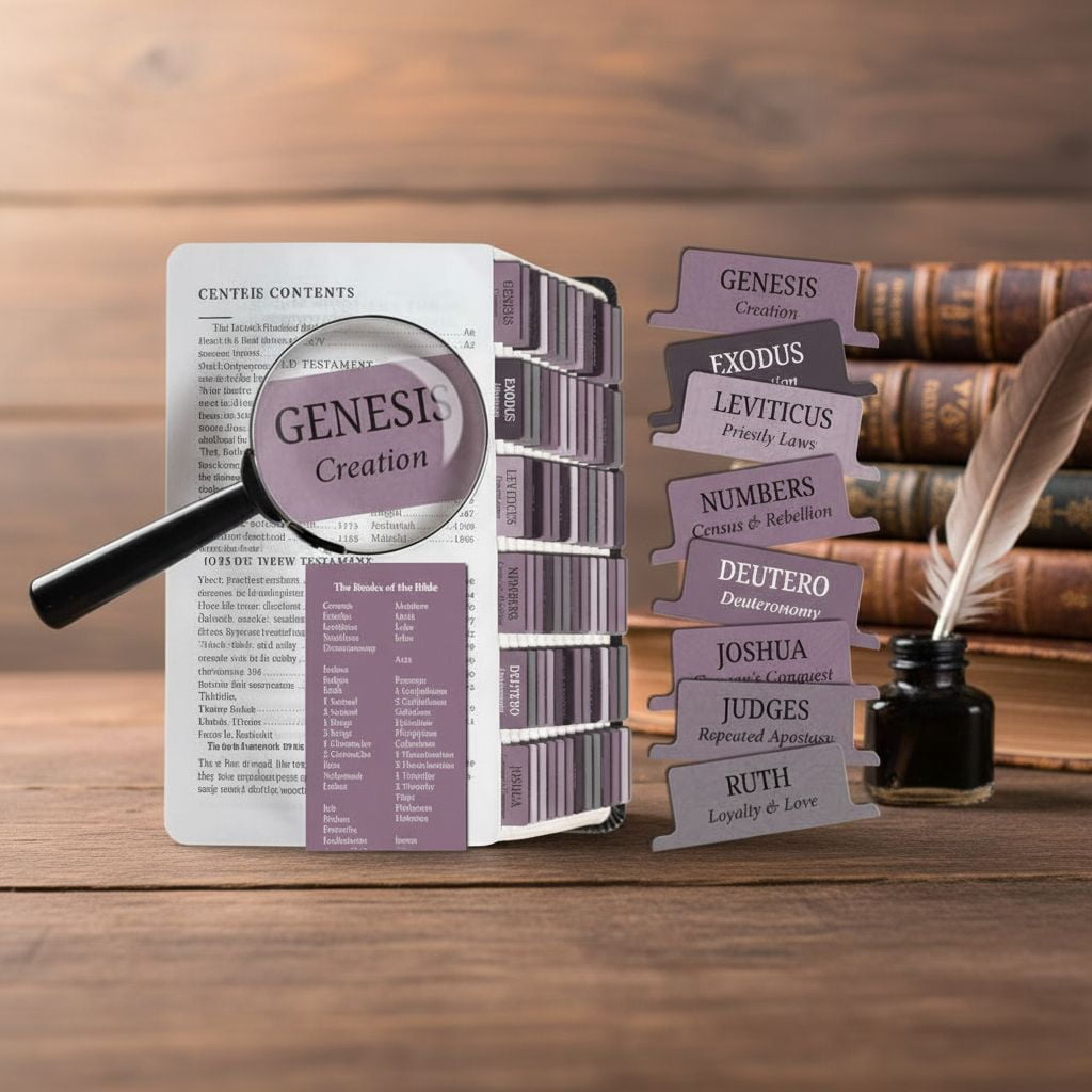 Bible Tabs Premium Tear Resistant Bible Tabs – Easy to Apply, Laminated ...