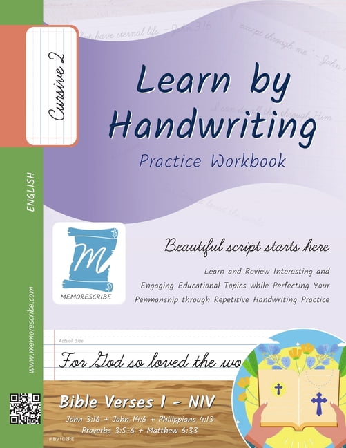 Bible Verse 1 - NIV Handwriting Practice Workbook - Bible Verses 1 ...