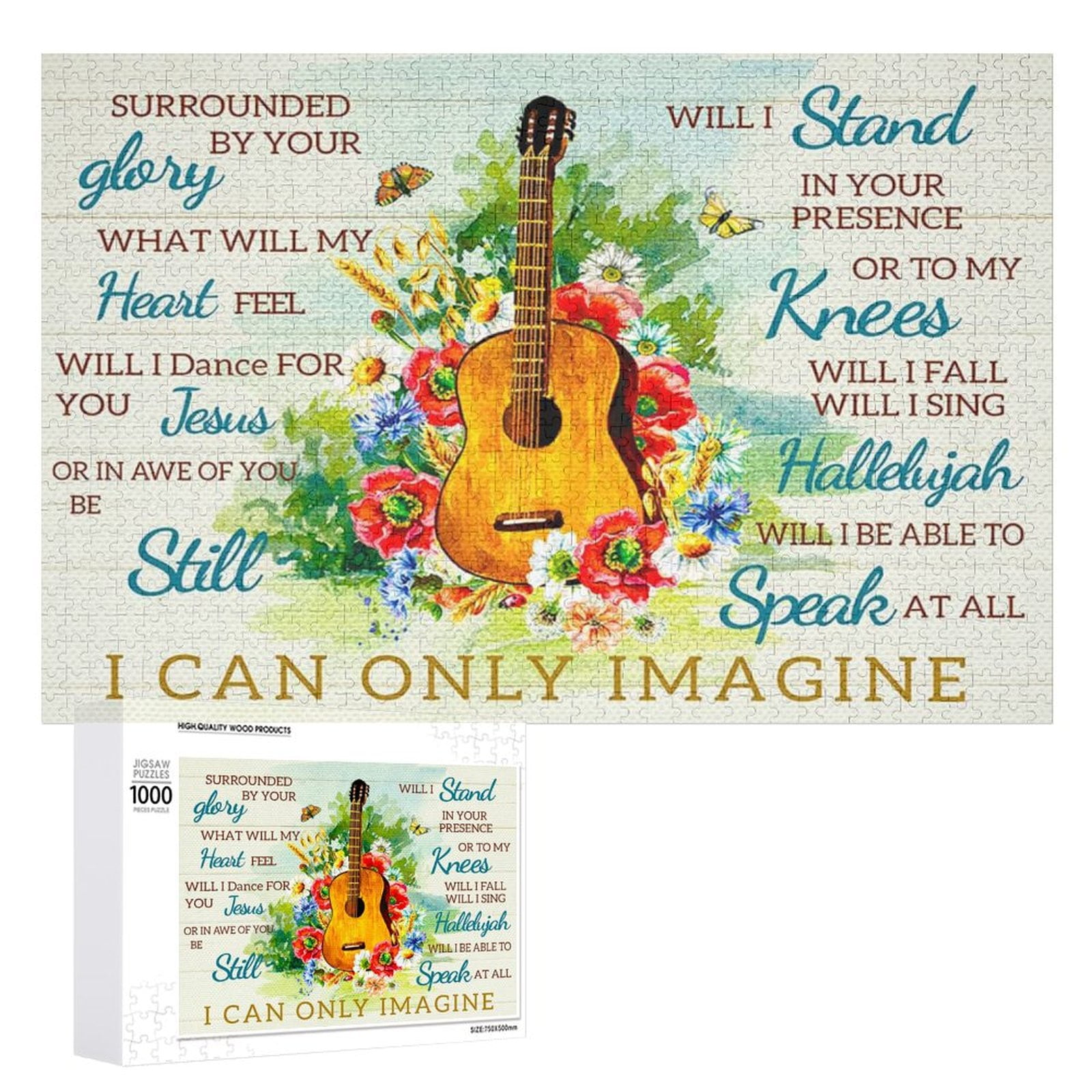 Bible Verse 1000 Piece Jigsaw Puzzle for Adults and Families - I Can ...