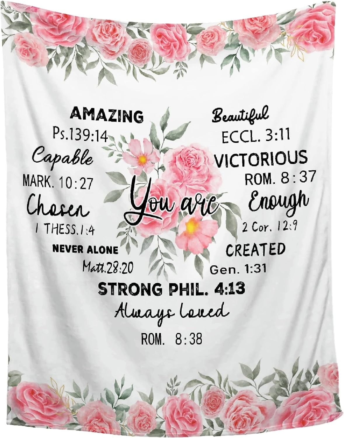 Bible Verse Blanket - Prayer Blankets and Throws with Scriptures ...