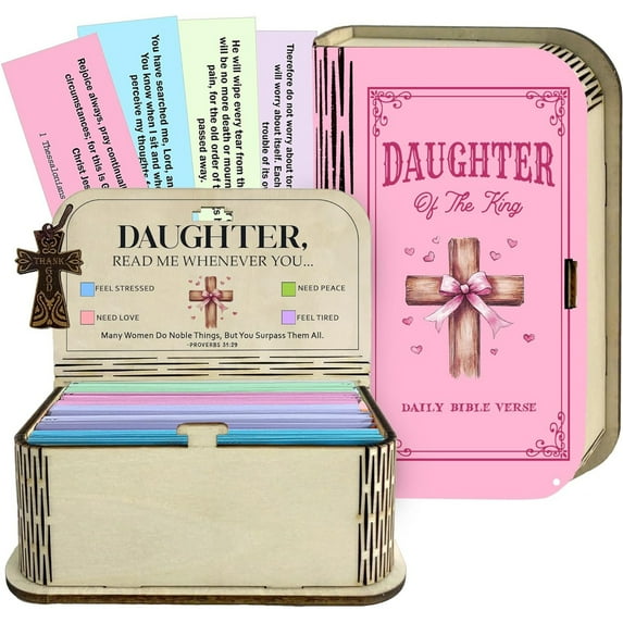Bible Verse Box Set, Christian Gifts for Women Men, Read Me When Bible ...