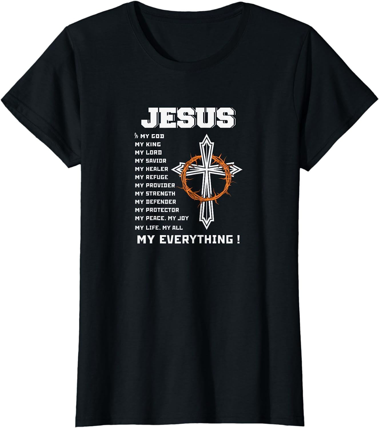 Bible Verse Christian Gifts, Religious Gifts Christian Faith T-Shirt ...
