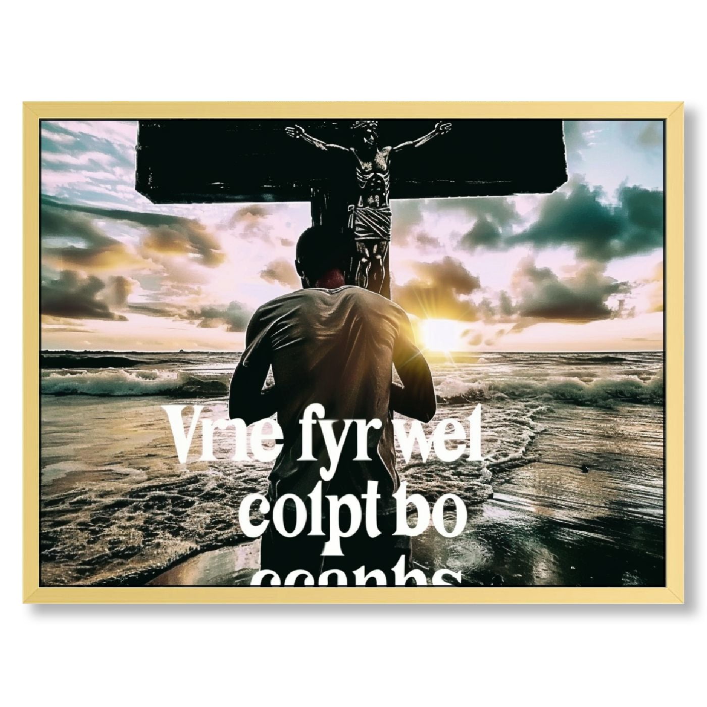 Bible Verse Christian Wall Decor - Jesus Wall Art, Jesus Poster ...