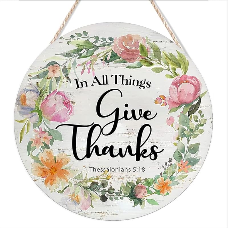 Bible Verse Don't Be Afraid Just Believe Round Hanging Wood Sign Wall ...