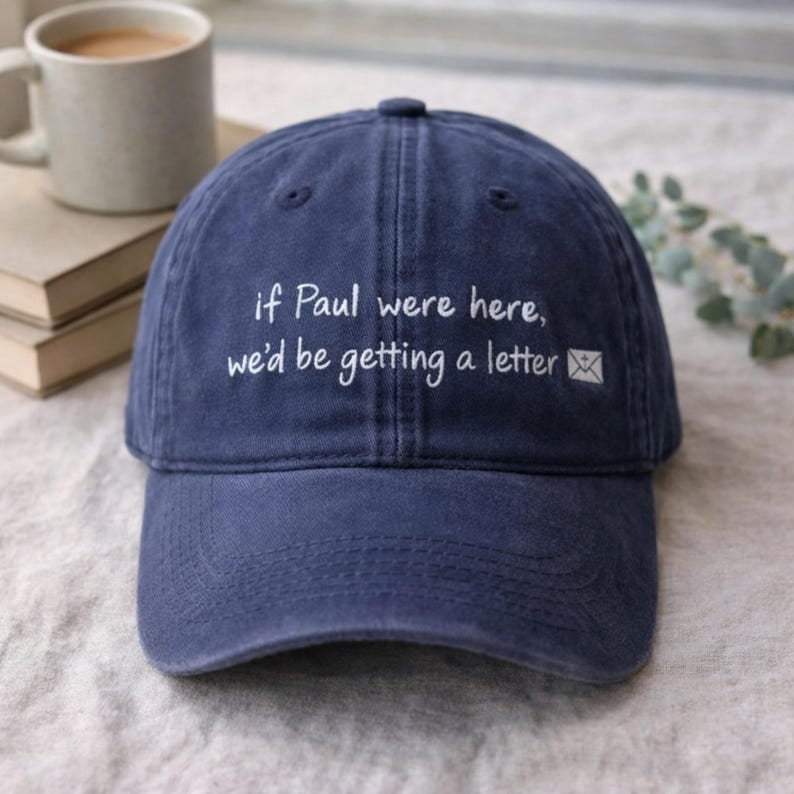 Bible Verse Embroidered Washed Cotton Baseball Cap, Christian Faith ...
