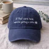 Bible Verse Embroidered Washed Cotton Baseball Cap, Christian Faith ...