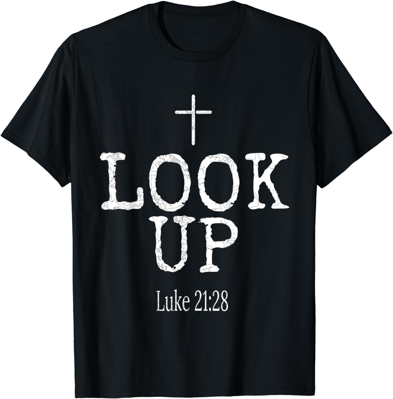 Bible Verse Gift Shirt Look Up Christian Redemption Tee - Walmart.com