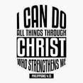 Bible Verse I can do all things through Christ Philippians 413 Sticker ...