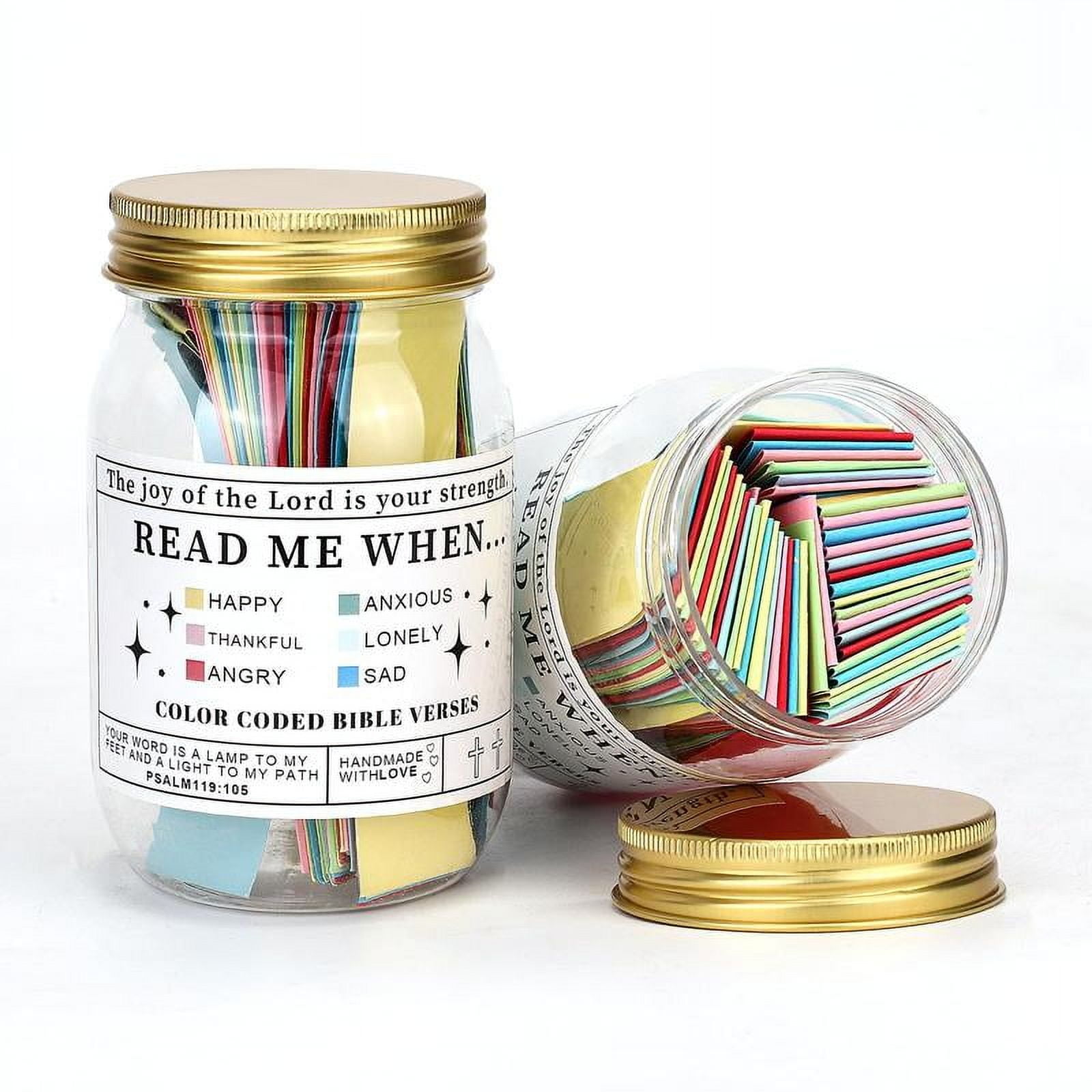 Bible Verse Jar, Read Me When Bible Verses Jar, Christian Gifts For ...