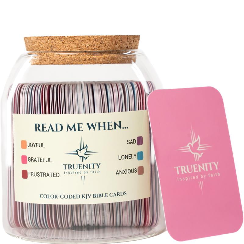 Bible Verse Jar, Read Me When Bible Verses Jar, Christian Gifts For ...