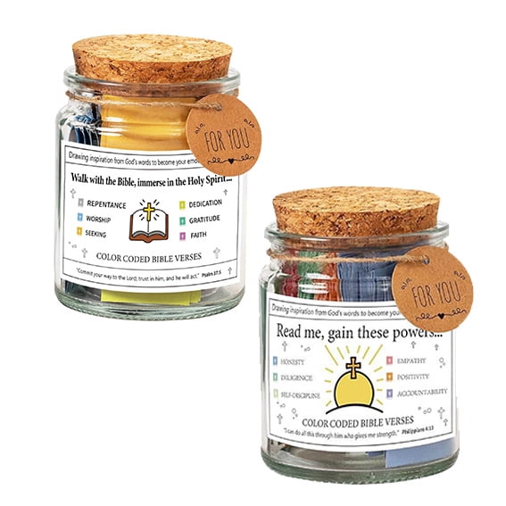 Bible Verse Jar, Read Me When Bible Verses Jar for Emotions and ...