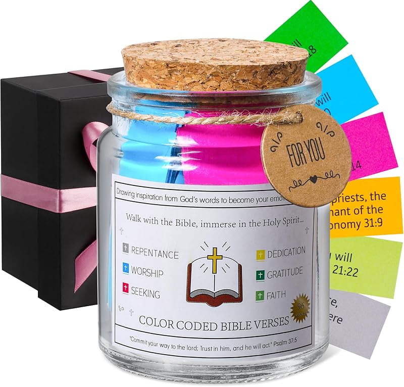Bible Verse Jar, Read Me When Bible Verses Jar for Emotions and ...