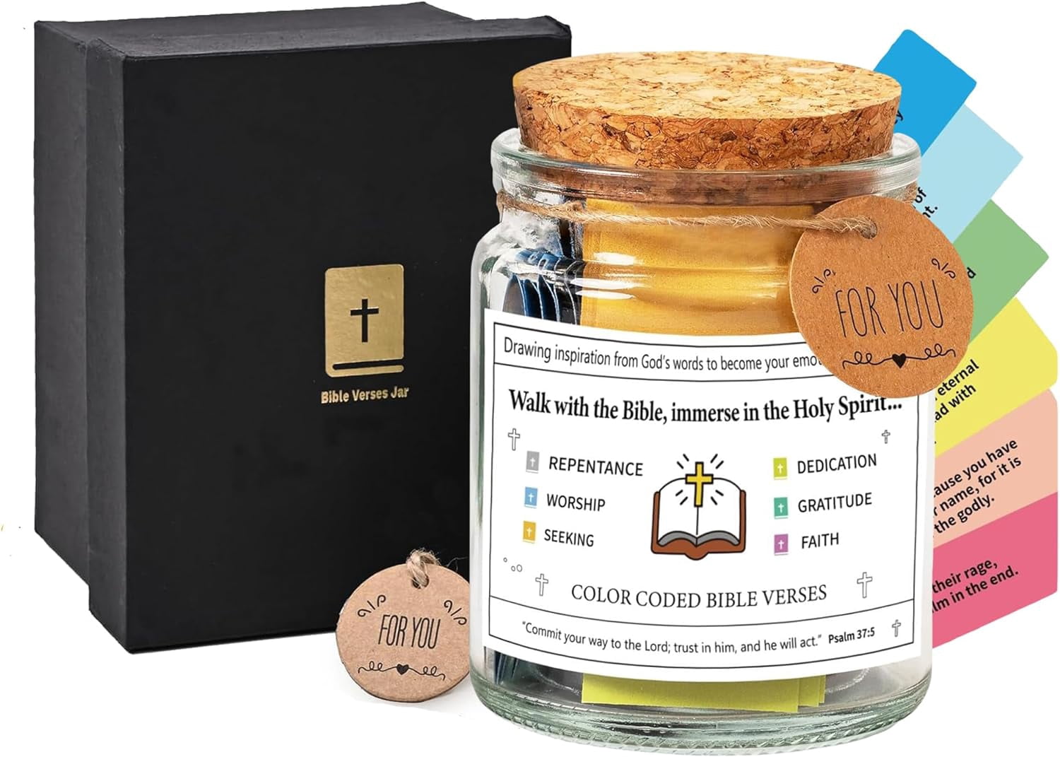 Bible Verse Jar : Read Me When Bible Verses Jar for Emotions and ...