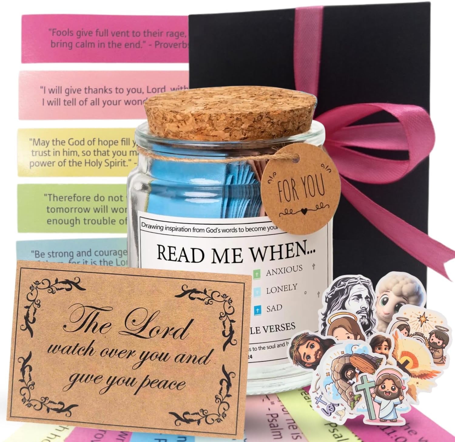 Bible Verse Jar, Read Me When Bibles Verses Jar, Bible Verses for ...