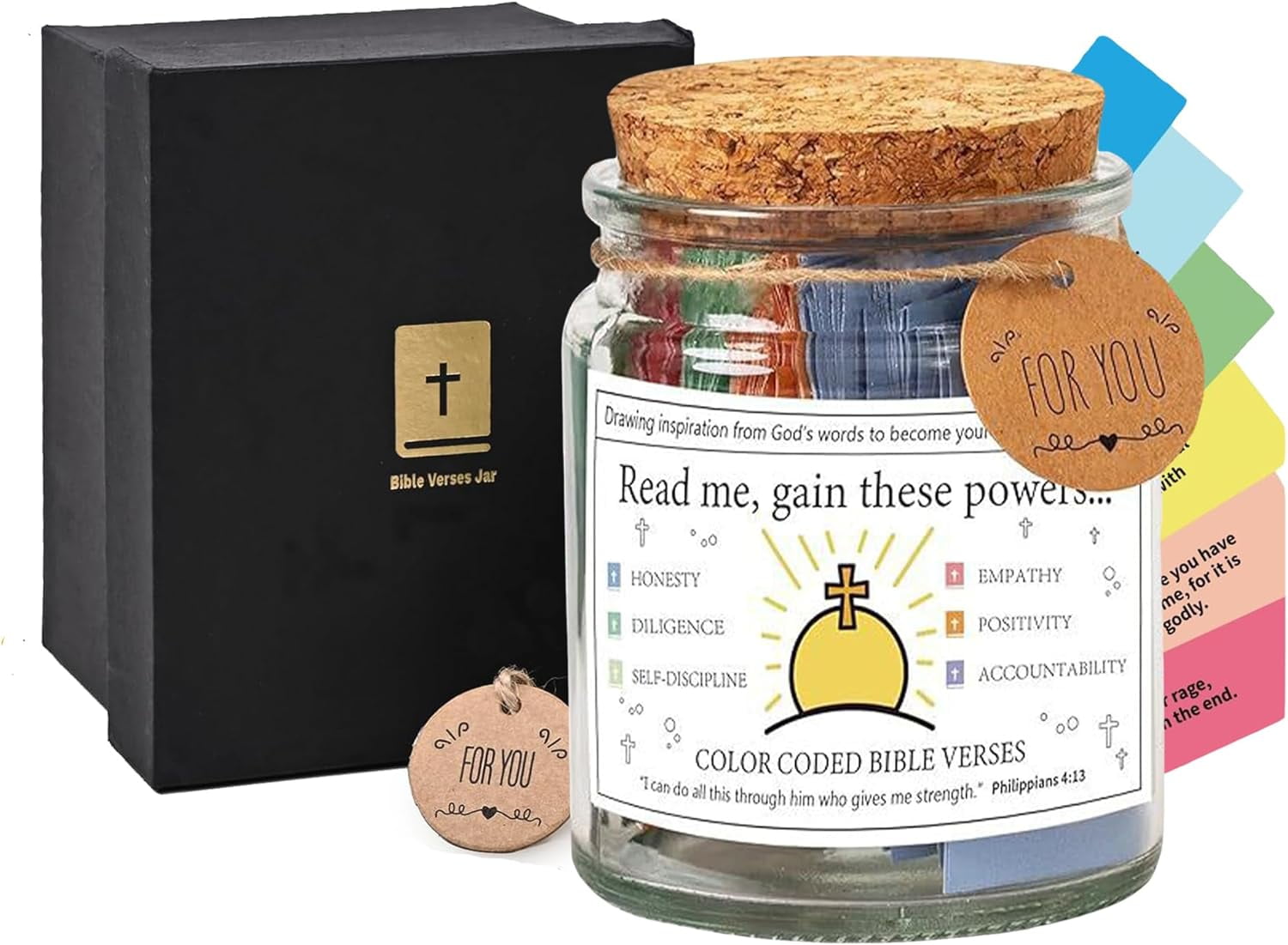 Bible Verse Jar : Read Me When Bible Verses Jar for Emotions and ...