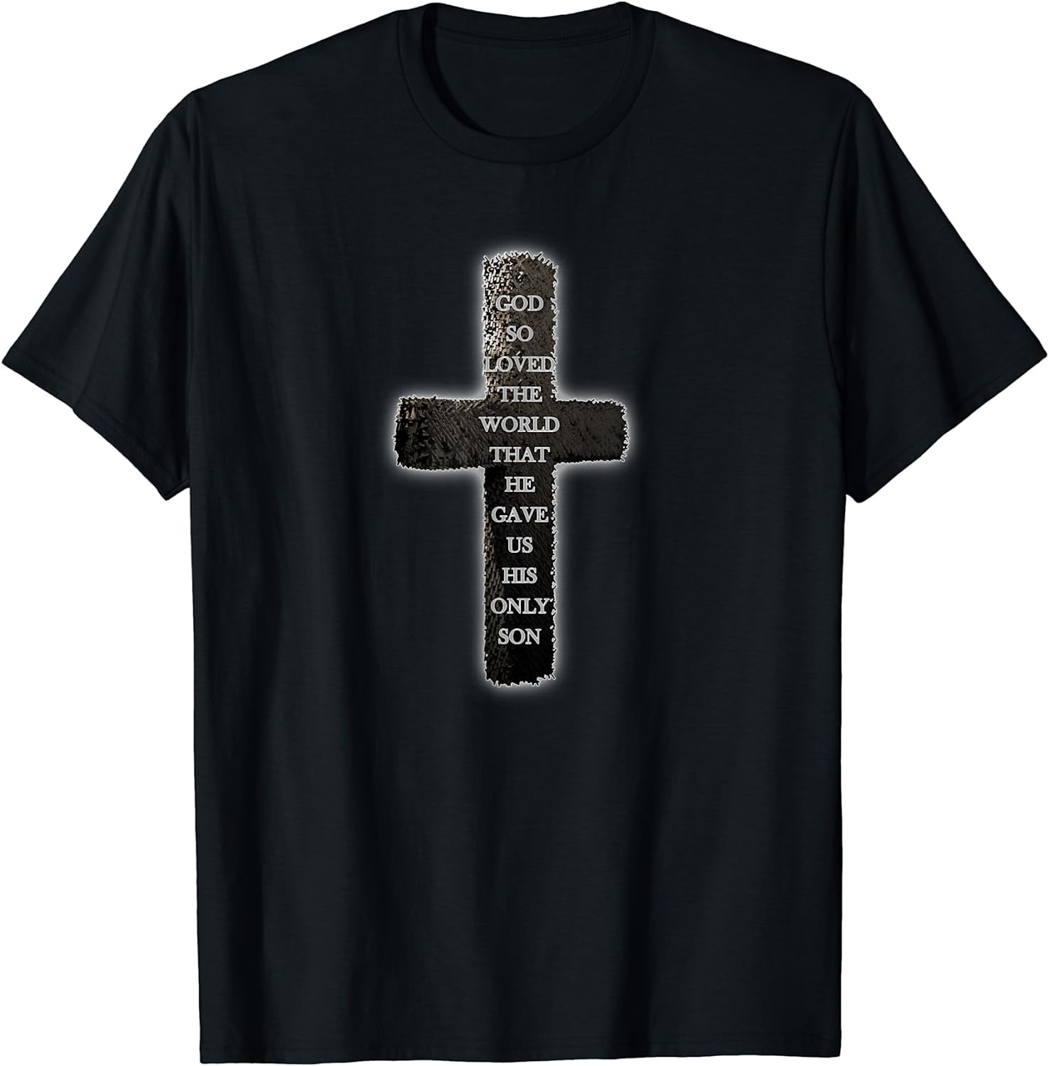 Bible Verse John 316 Christian Cross T-Shirt - Walmart.com