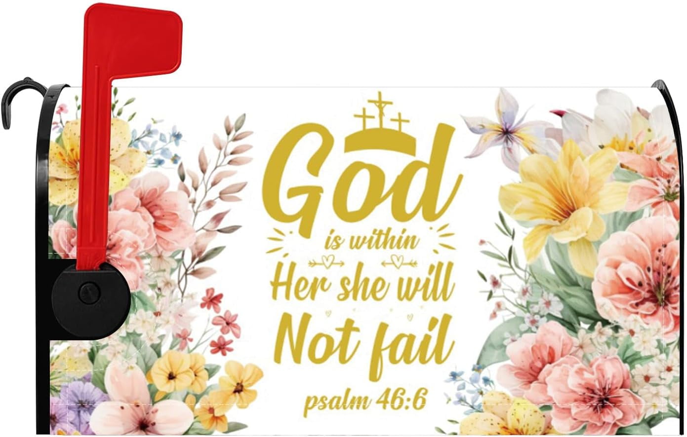 Bible Verse Mailbox Cover Religious Inspirational Quote Magnetic ...