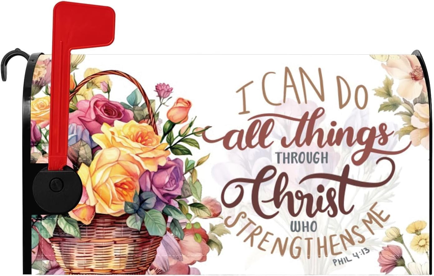 Bible Verse Mailbox Cover Religious Inspirational Quote Mailbox Cover ...