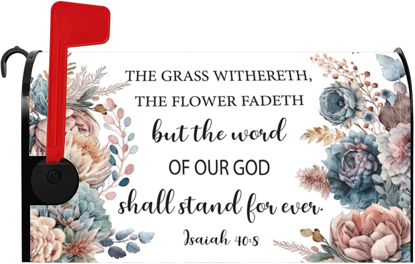 Bible Verse Mailbox Cover Religious Motivational Quote Mailbox Covers ...