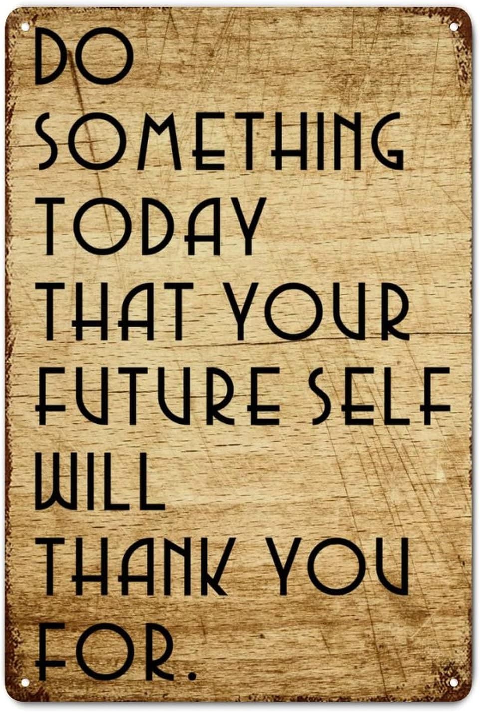 Bible Verse Metal Sign with Saying Do Something Today Novelty Wall Sign ...