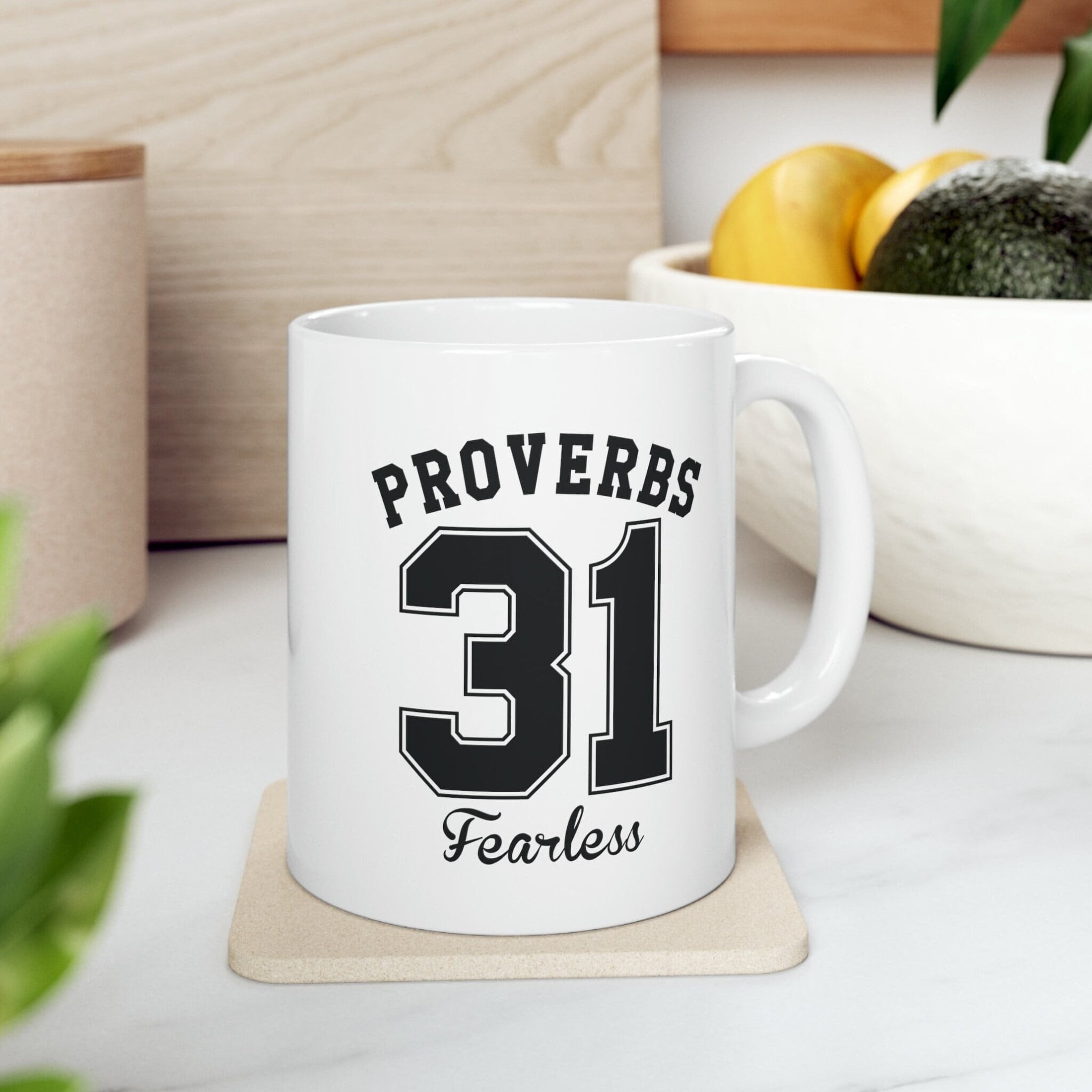 Bible Verse Mug, Proverbs 31 Woman, Inspirational Coffee Cup, Christian ...