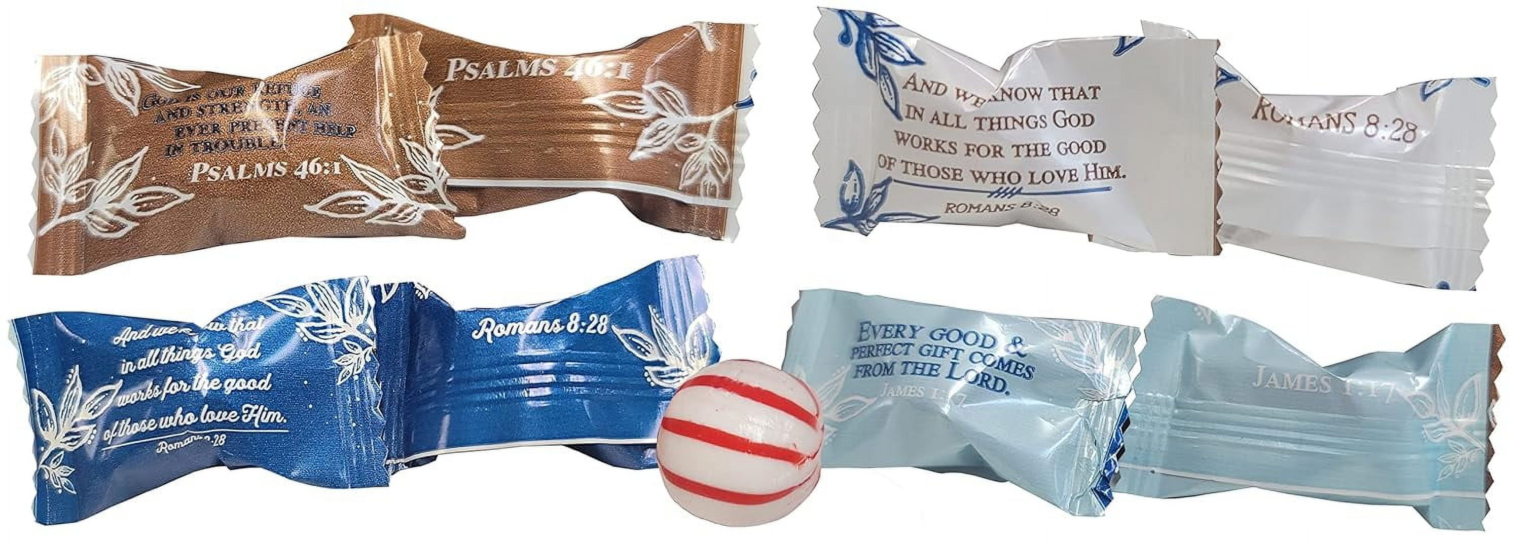 Bible Verse PEPPERMINTS 100 Count Bulk-Christian Inspired After Dinner ...