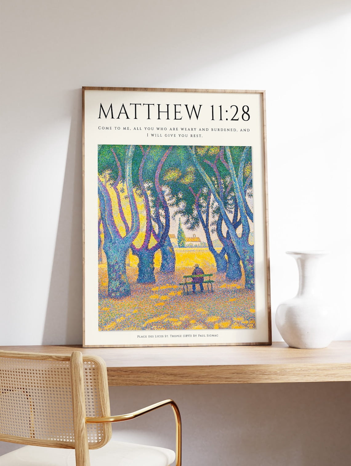 Bible Verse Poster, Bible Art, Paul Signac Art, Pointillism Art ...