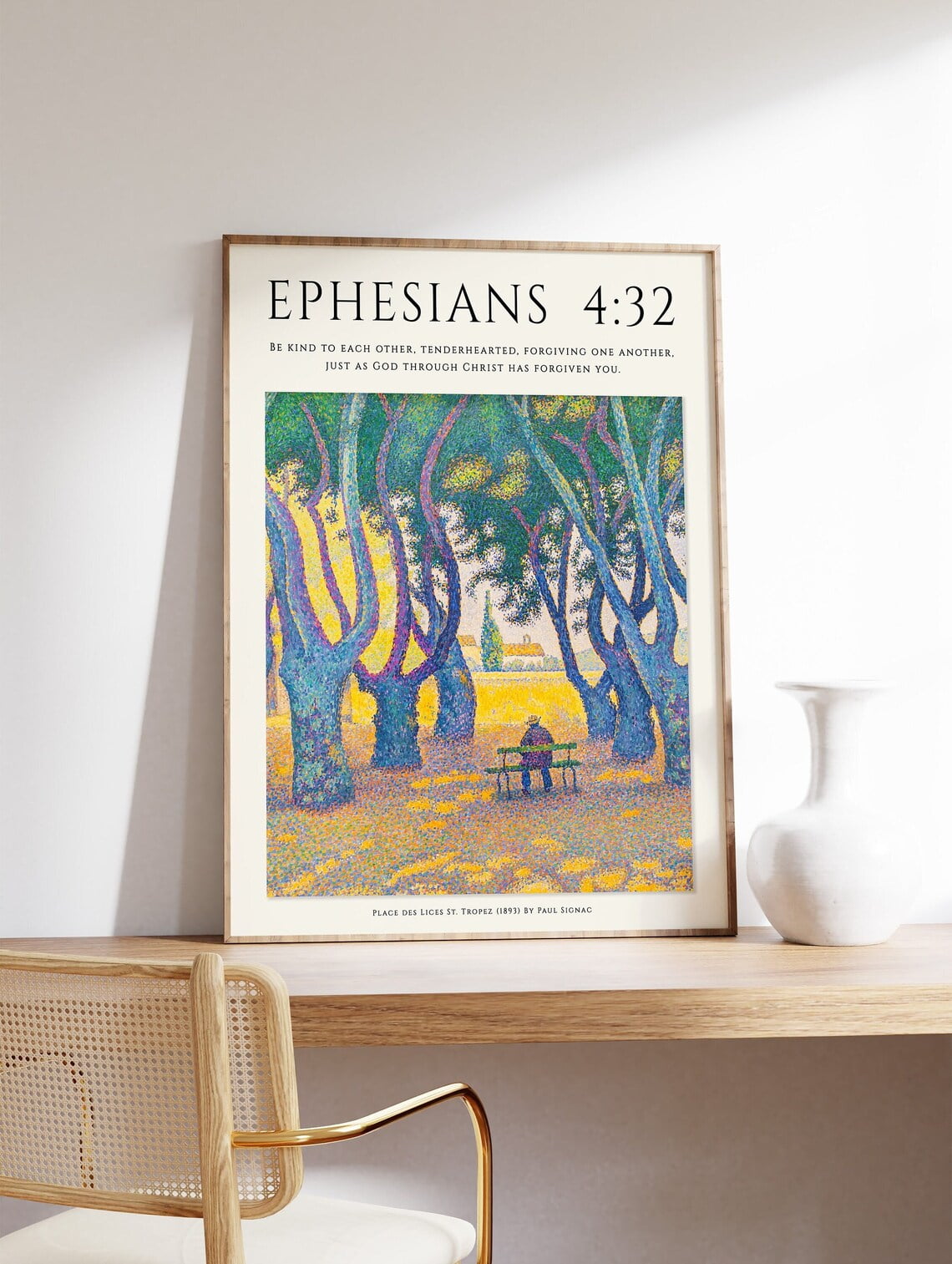 Bible Verse Poster, Bible Art, Paul Signac Art, Pointillism Art ...