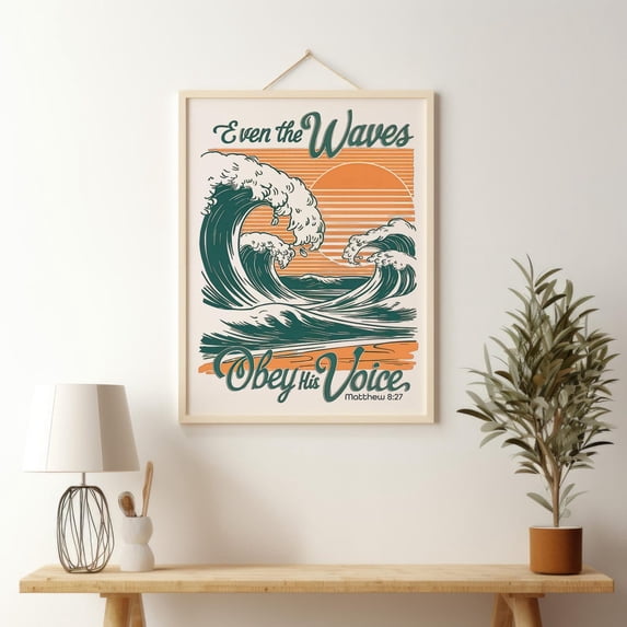Bible Verse Poster For Bedroom Decor, Unframed Paper Poster 16x20in ...