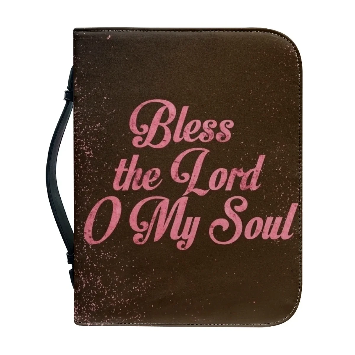 Bible Verse Print Woman PU Leather Bible Cover Case Exquisite Study ...