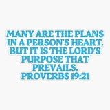 Bible Verse Proverbs 1921 Inspirational Bible Verse Sticker - Walmart.com
