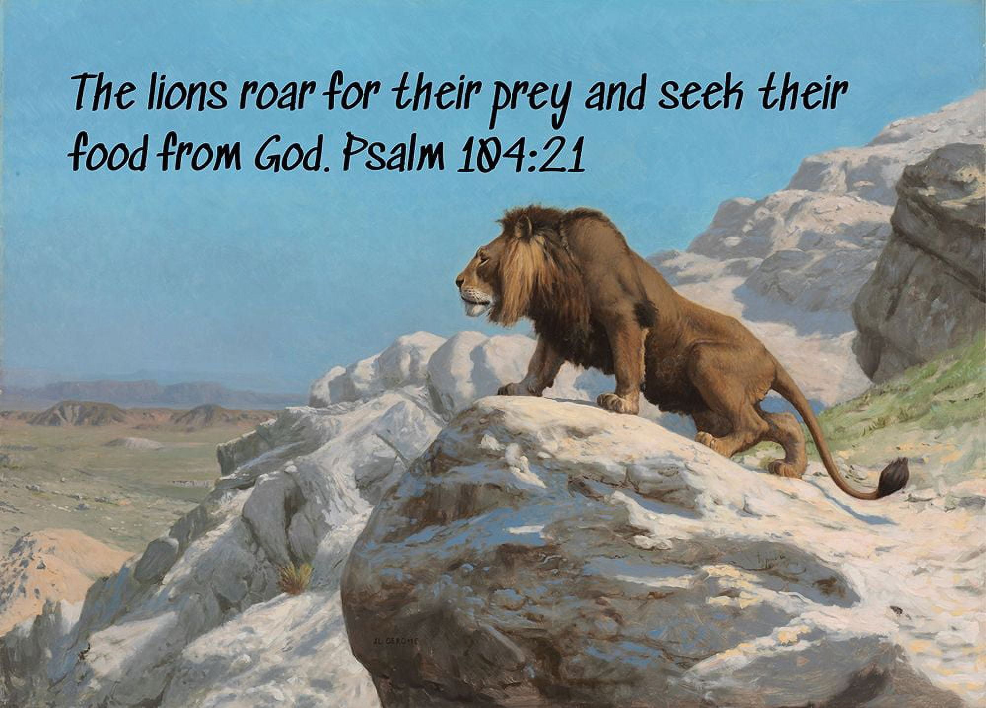 Lion Bible Quotes