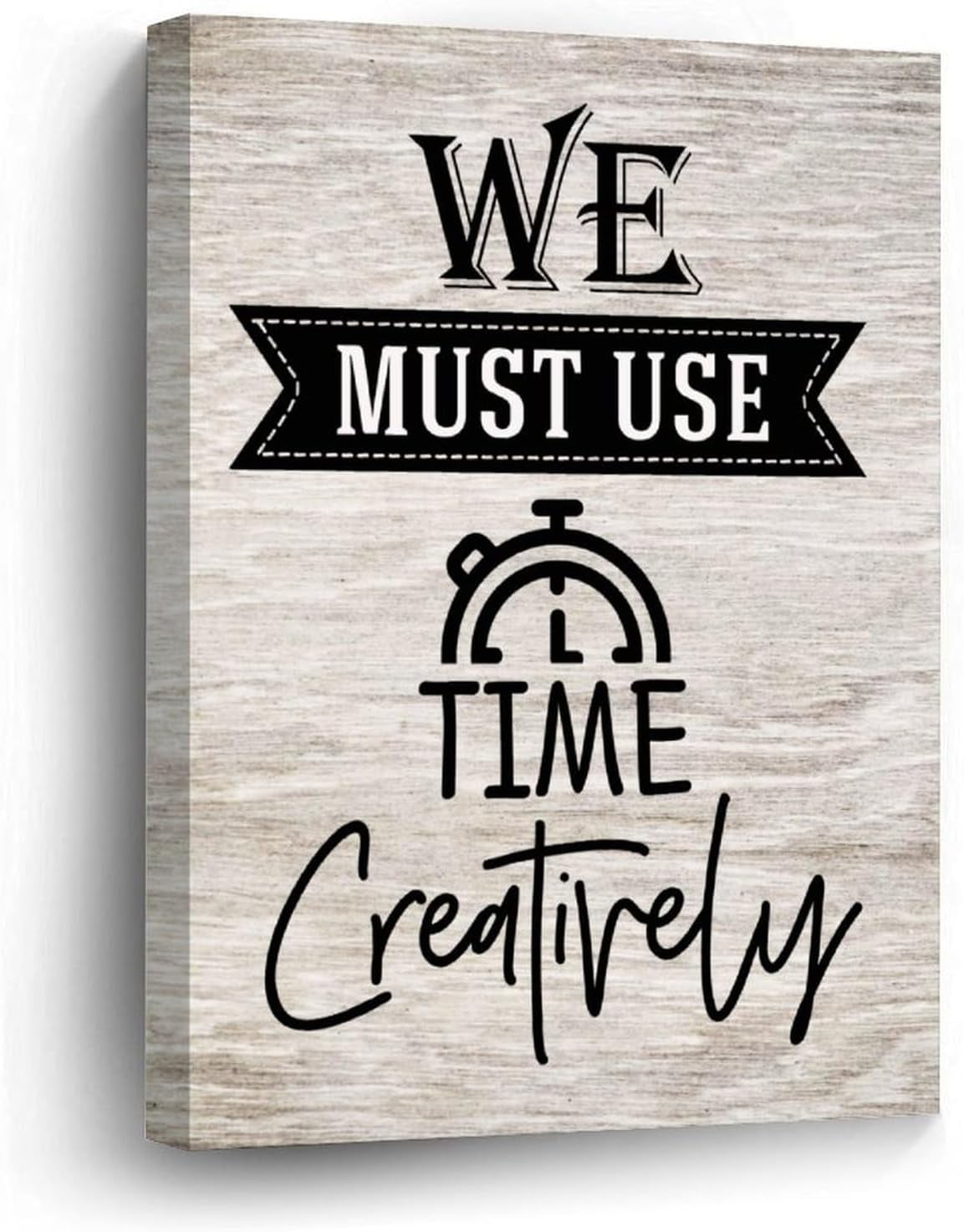 Bible Verse Quotes Canvas Wall Art 8x10in,We Must Use Time Creatively ...