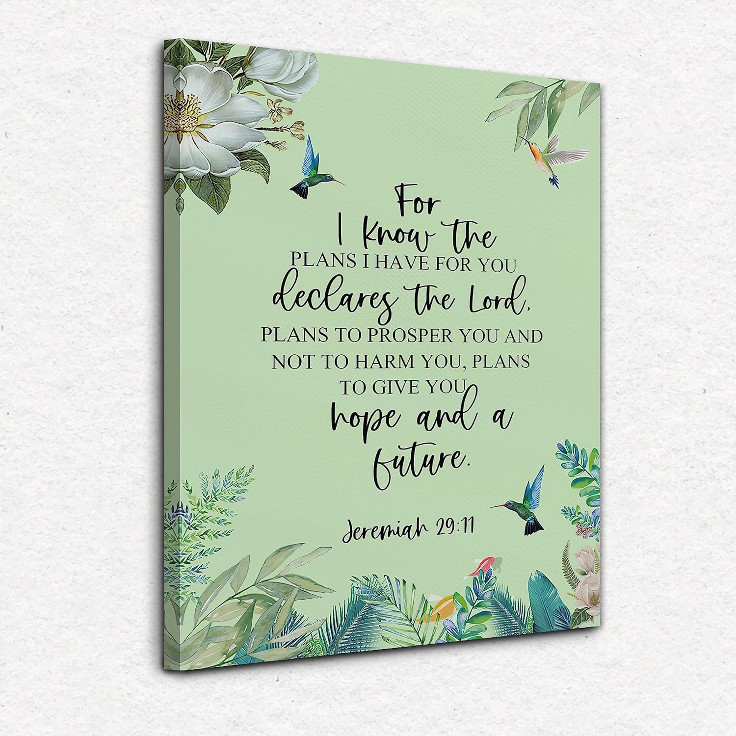 Bible Verse Scripture Jeremiah 29:11 for I Know the Plans I Have for ...