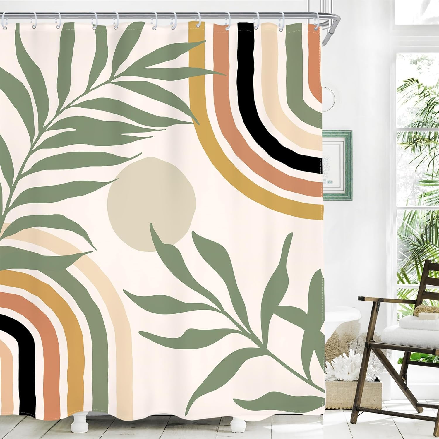 Bible Verse Scripture Shower Curtain 60Wx72L Inch Christian Zen Stone ...