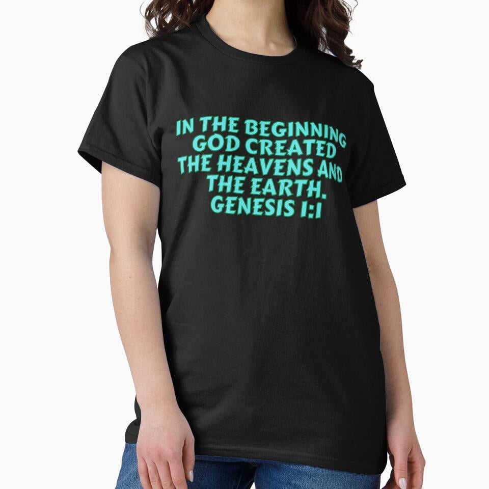 Bible Verse Shirt, Casual Graphic Tee, Everyday Short Sleeve Shirt ...