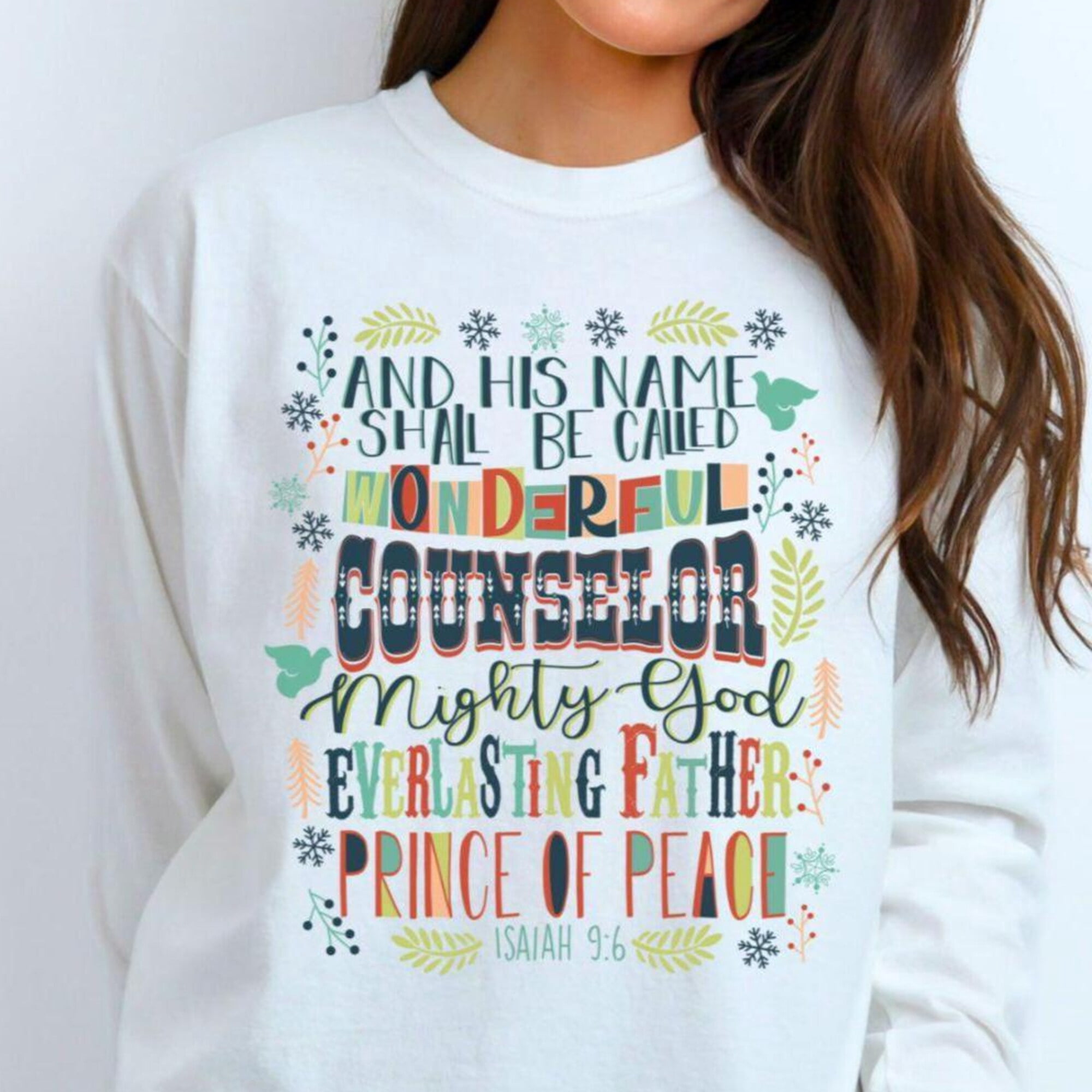 Bible Verse Shirt Christmas Shirts for Women Christian Christmas Shirts ...