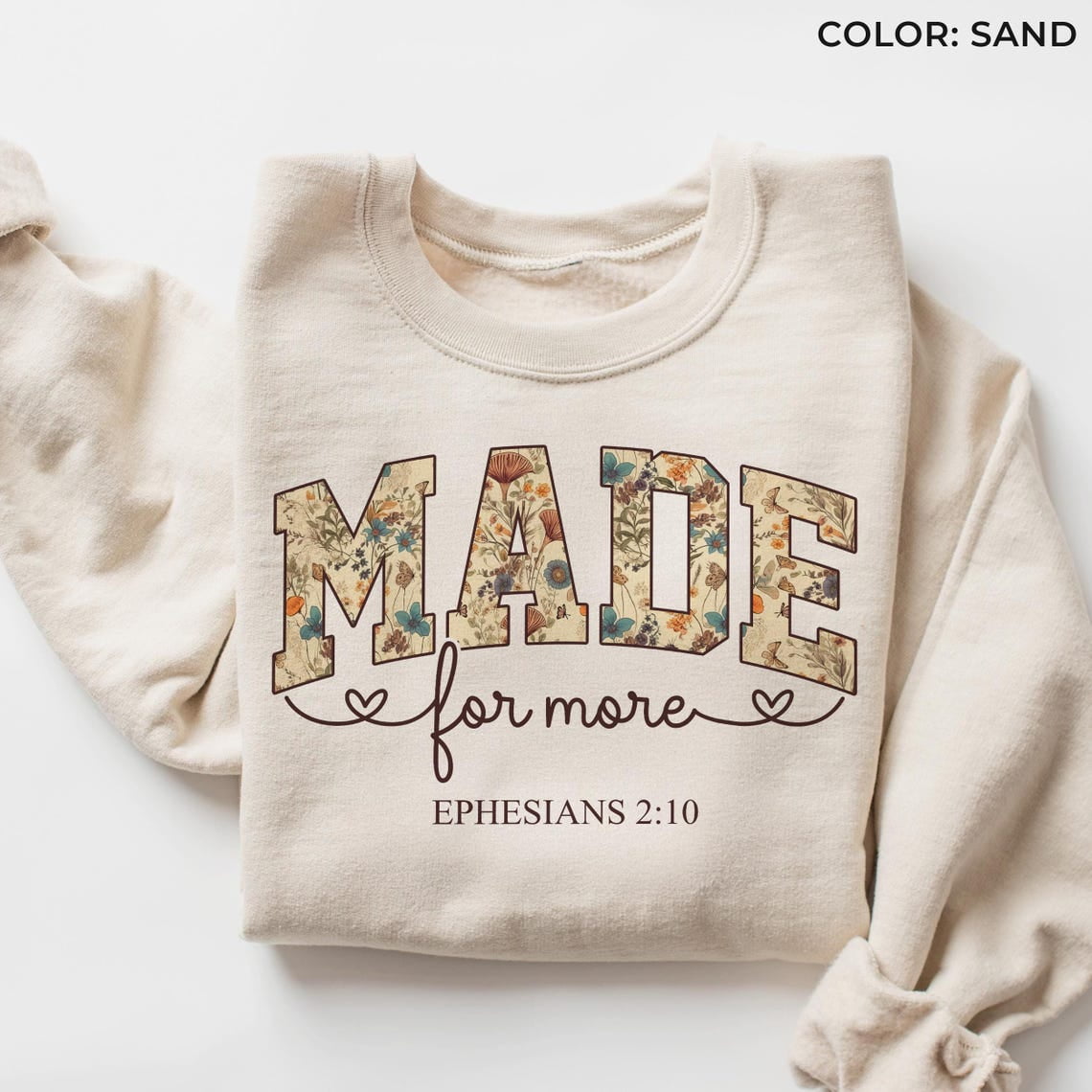 Bible Verse Sweatshirt, Cute Christian Shirt For Women, Jesus Shirt ...