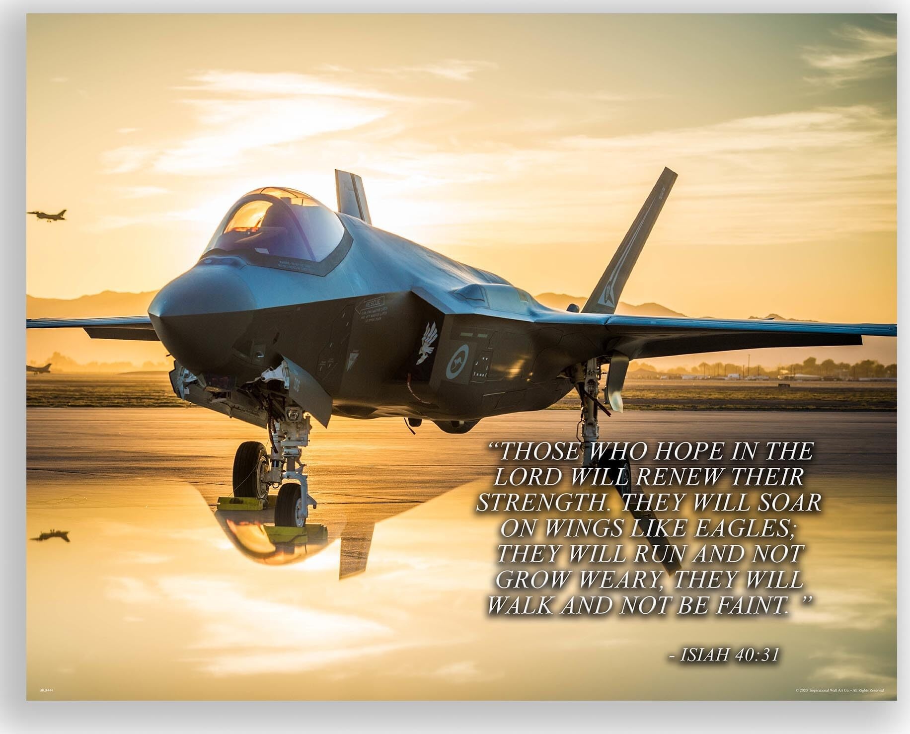 Bible Verse - Veteran Religious Air Force Aircraft Sunset Sky Infantry ...