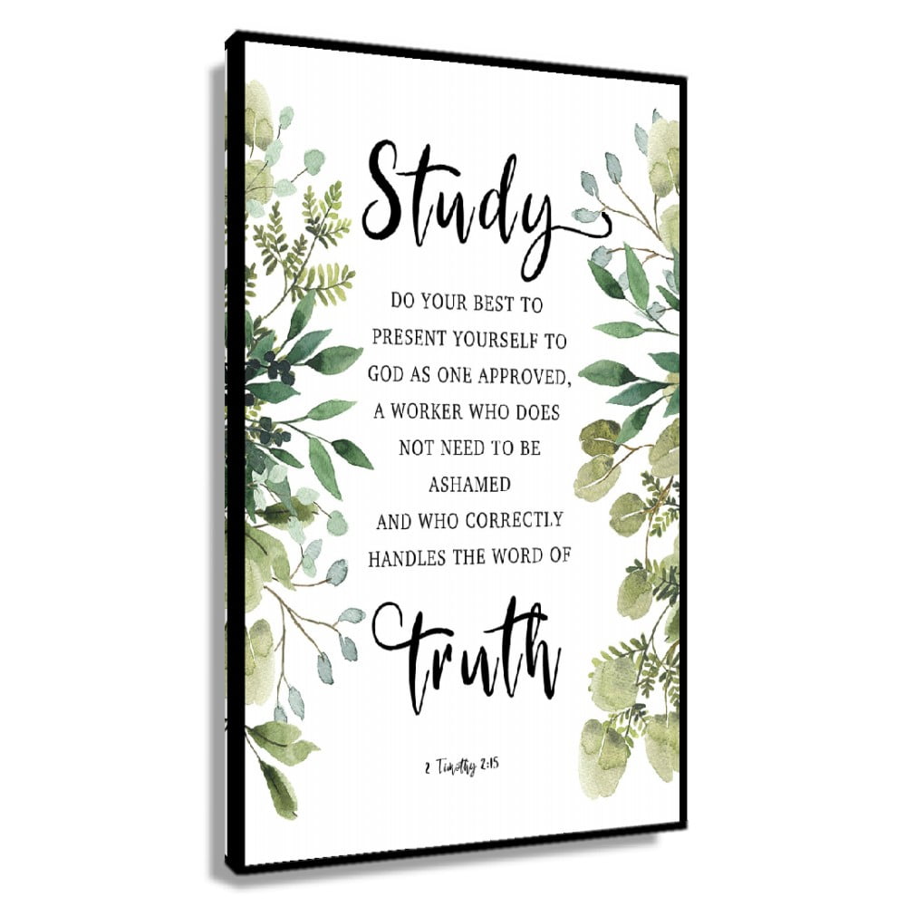 Bible Verse Wall Art,2 Timothy 2 15, Scripture Wall Art, Bible Verse ...