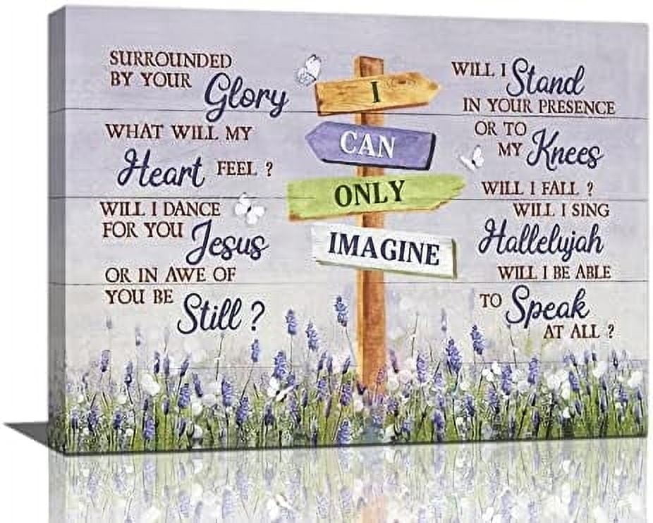 Bible Verse Wall Art Purple Lavender Scripture Pictures Wall Decor ...