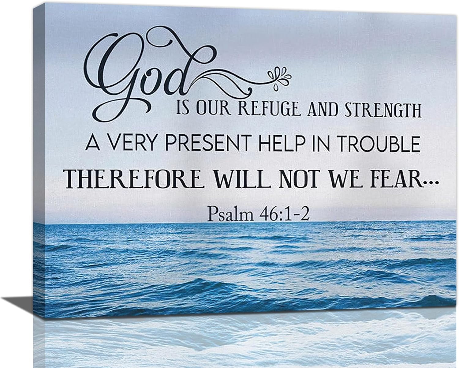 Bible Verse Wall Art Scripture Christian Decor Ocean Christian Gifts ...