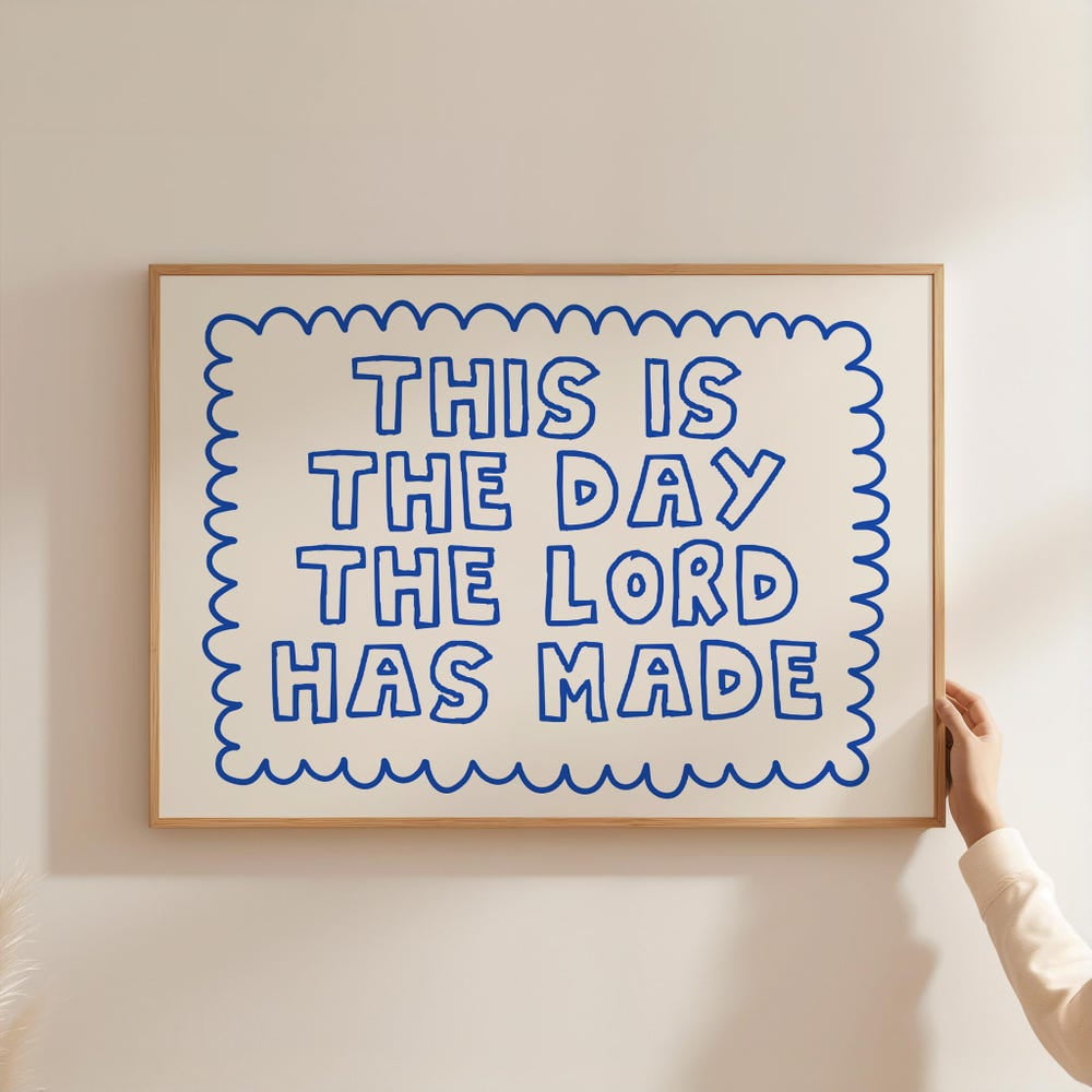Bible Verse Wall Art : This Is The Day The Lord Has Made (Physical ...