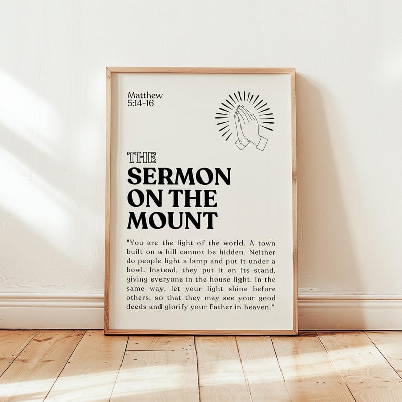 Bible Verse Wall Art Wall Hanging Downloadable Prints With Modern ...