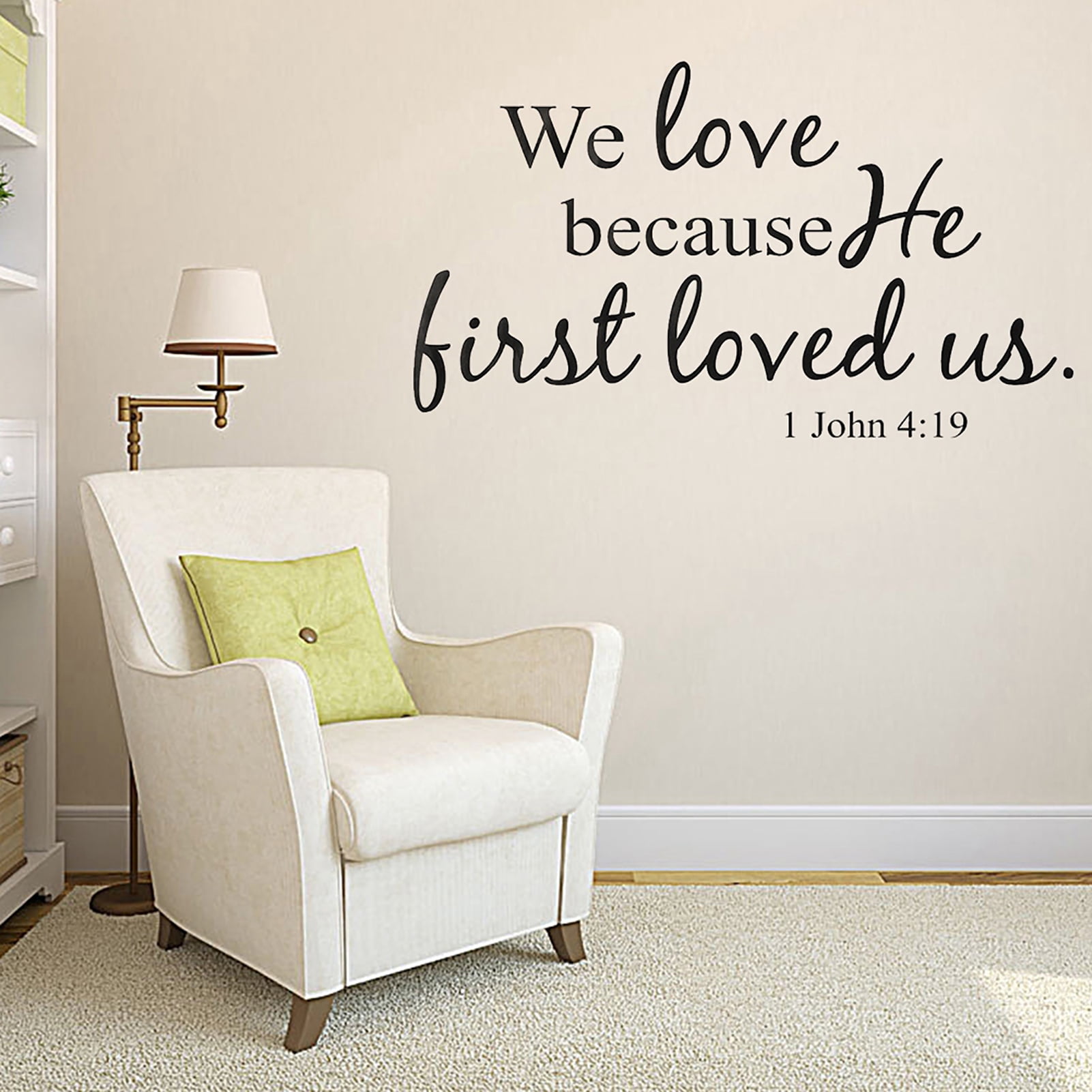 Bible Verse Wall Decals Christian Quote Wall Art Stickers Religious ...