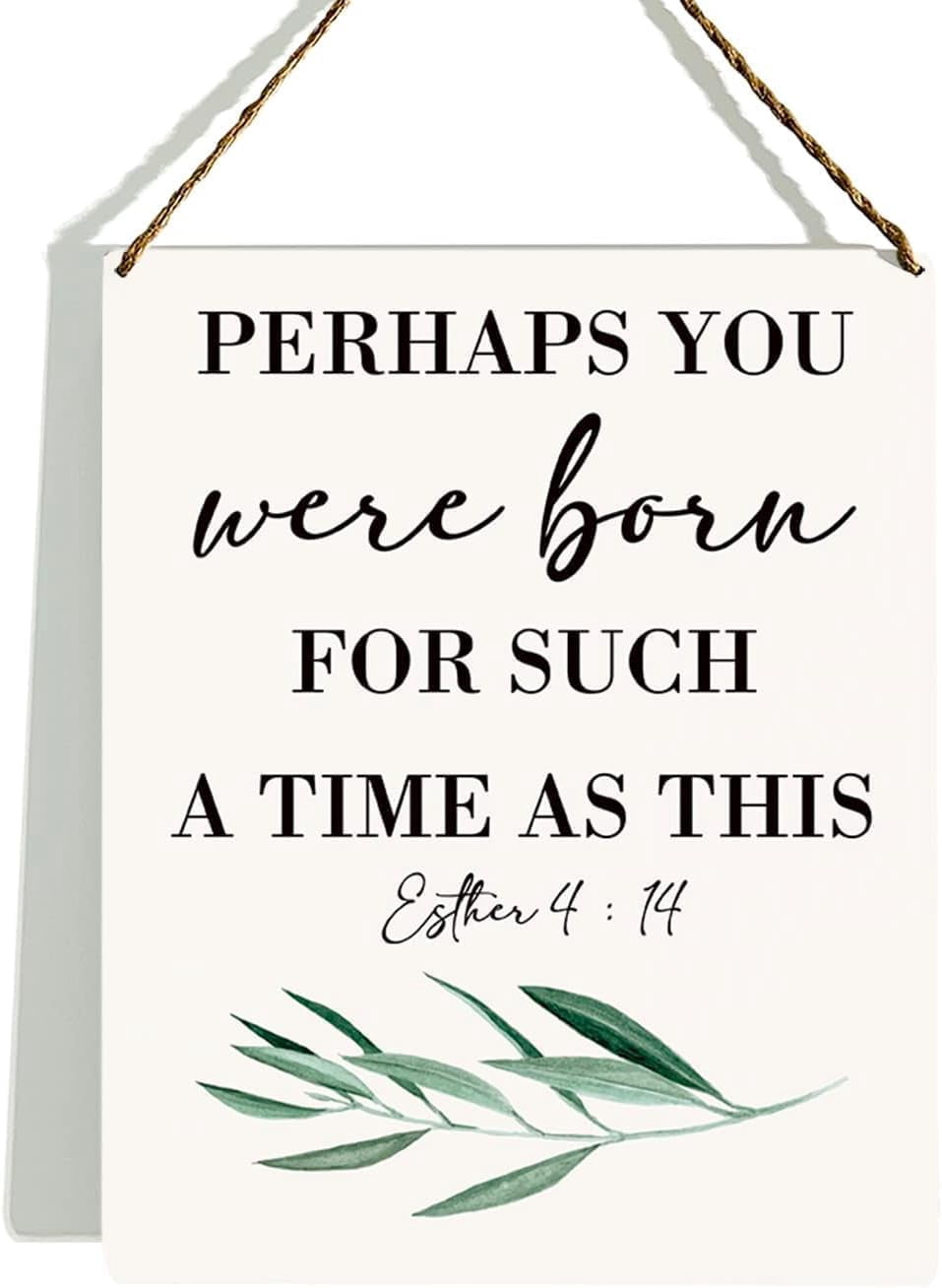 Bible Verse Wall Decor Wooden Hanging Sign, Christian Wall Decor ...