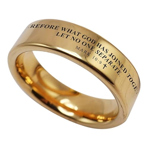 Bible Verse Wedding Band Ring Christian Engagement Ring Filigree Ring ...