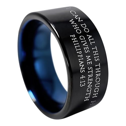Bible Verse Wedding Band Ring Christian Engagement Ring God Gives ...