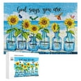 Bible Verses 300 Piece Jigsaw Puzzle for Adults and Families - God Says ...